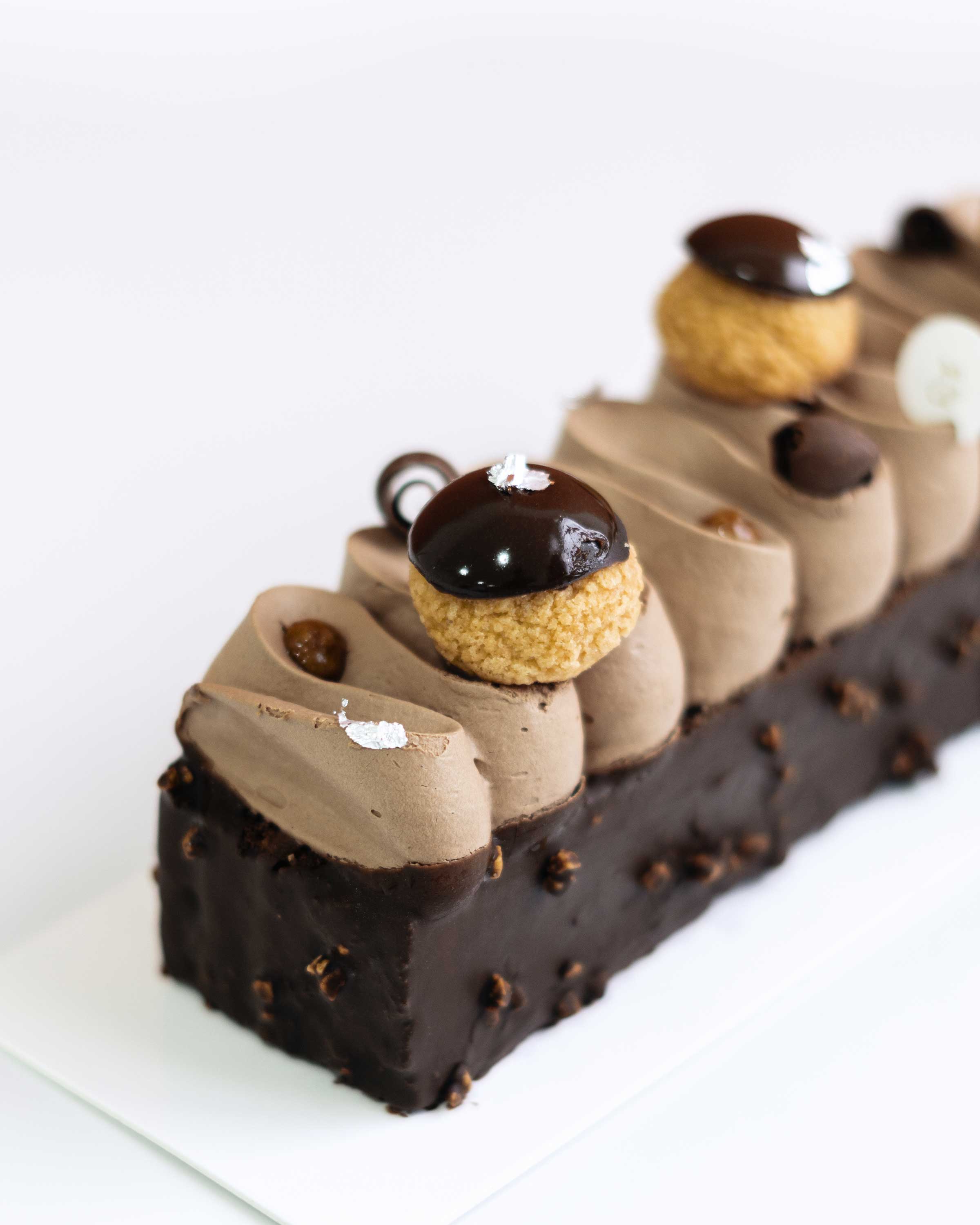 Double Chocolate Log Cake – Enchante
